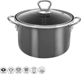 Smaltovaný hrnec s pokličkou 5 l Metalic – Orion