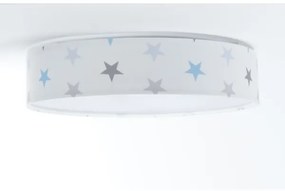 LED Stmívatelné svítidlo GALAXY KIDS LED/24W/230V hvězdičky bílá/šedá/modrá + DO