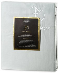 SATÉNOVÉ LOŽNÍ POVLEČENÍ EVA MINGE H 220X200 CM, 2 KS 70X80 CM ŠEDÁ