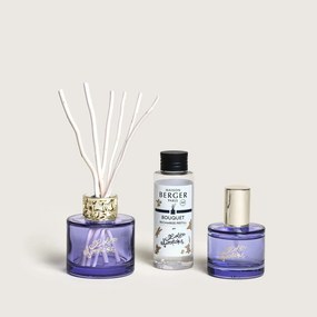 Maison Berger Paris Dárková sada: aroma difuzér s náplní 90 ml + bytová vůně 50 ml, Lolita Lempicka, fialová 7768