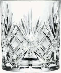 Sada sklenic na whisky z křišťálového skla Melodia, 6 dílů