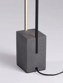 Moderní stojací lampa Lithos Černá