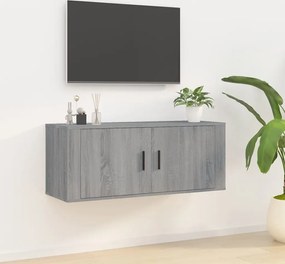 vidaXL Nástěnná TV skříňka 100 x 34,5 x 40 cm [816636] Barva: šedá sonoma