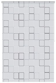 Sprchová roleta 140 x 240 cm čtvercový vzor 142850