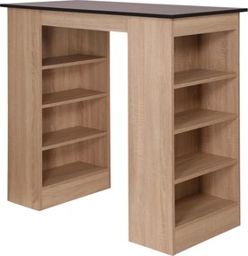 XXXLutz BAROVÝ STŮL, černá, barvy dubu, 103/50/115 cm Respekta - Online Only kuchyňské skříňky - 001899043301