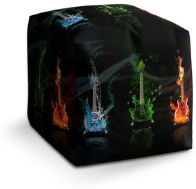 Sablio Taburet Cube Kytary: 40x40x40 cm