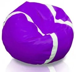 Sedací vak tenisová míč fialová