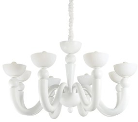 Závěsné svítidlo Ideal Lux Bon Bon SP8 bianco 094007 bílé 95,5cm