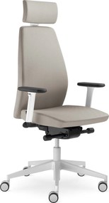 LD SEATING - Kancelářská židle ALVA 330-WH se záhlavníkem