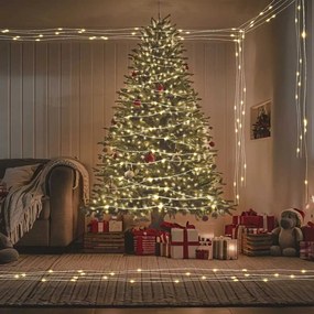 Světelný LED řetěz se 150 LED diodami teplý bílý 15 m 330048