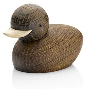 Dřevěná kachnička Duck Smoked Oak Small Lucie Kaas