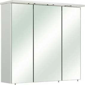 XXXLutz ZRCADLOVÁ SKŘÍŇKA, bílá, 75/72/20 cm Xora - Zrcadlové skříňky - 001977013303