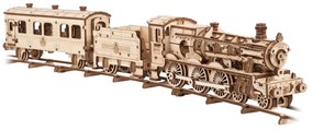 Ugears 3D dřevěné mechanické puzzle Harry Potter Bradavický expres