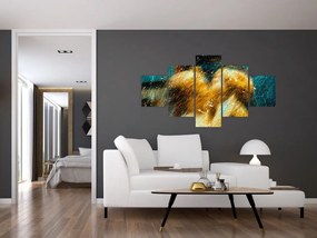 Obraz - Líbající se andělé (125x70 cm)