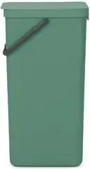 Brabantia Sort  Go Odpadkový koš 40 L tmavě zelená / s rukojetí / 26.7