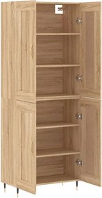 Skříň highboard dub sonoma 69,5 x 34 x 180 cm kompozitní dřevo 3199668