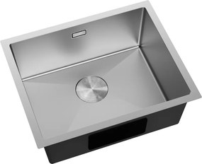 Mexen Trixo, 1-komorový nerezový dřez 540 x 440 mm, broušená ocel, 6414541000-01