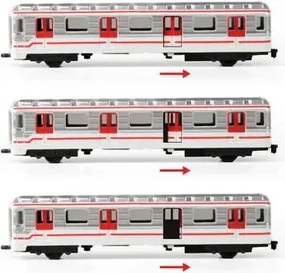 RAPPA Pražské metro - Kovová souprava 16 cm / měřítko 1:110 / od 3 let