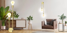 Toolight, nástěnné svítidlo 2xE14, APP1148-2W, zlatá lesklá, OSW-14011