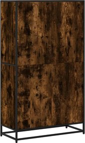 Knihovna kouřový dub 80,5 x 35 x 139 cm kompozitní dřevo 3300847