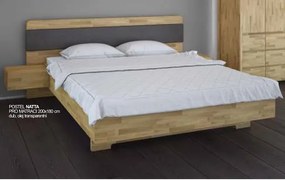 Lucatec Dřevěná postel Natta 200x140 Dub