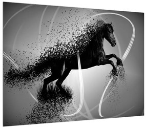 Moderní obraz koně (70x50 cm)