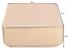 Massive home | Konferenční stolek UNIT 70 CM zlatý