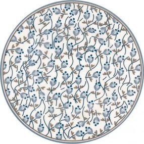 GreenGate   Porcelánový dezertní talíř Addison White - 15x15cm