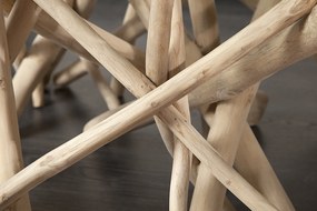 Konferenční stolek Crosswood, 80 cm, přírodní