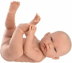 Llorens 84302 NEW BORN HOLČIČKA - realistická panenka miminko s celovi