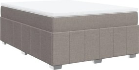 Box spring postel s matrací taupe 140x190 cm textil 3285474