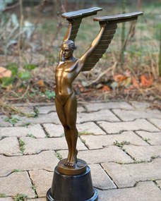 Bronzová socha soška - Íkaros art deco