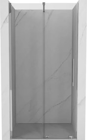Mexen Velar, posuvné dveře do otvoru 100x200 cm, 8mm čiré sklo, chromový profil, 871-100-000-01-01