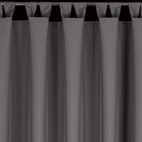 Nepromokavý šedý závěs na terasu GARDEN 155x220 cm