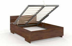 Prodloužená postel s úložným prostorem Bergman - borovice   ,  200x220 cm
