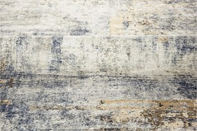 HOMCOM omyvatelný koberec s abstraktním vzorem, 300 × 200 cm, šedá