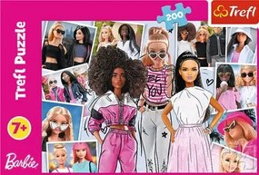 Trefl - Puzzle - Barbie / 200 dílků / 48 x 34 cm / věk 7+