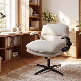 Costway Ergonomická kancelářská židle, výškově nastavitelná psací židle