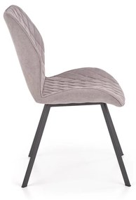 Jídelní židle Debora, šedá / černá