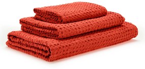Abyss & Habidecor Pousada červené retro ručníky ze 100% egyptské bavlny Abyss Habidecor | 565 Flame, Velikost 65x110 cm