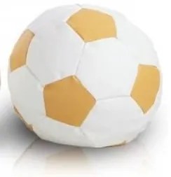 Sedací vak fotbalový míč - bílo modrá