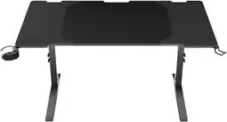 Genesis Holm Modular 140 RGB / Herní stůl / černý / D:140cm / Š:75cm /
