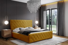 Postel MODEL 01 140x200 hořčicová - MAGIC VELVET 2290