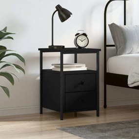 vidaXL Noční stolek 34 x 35,5 x 50 cm kompozitní dřevo [826021] Barva: Černá