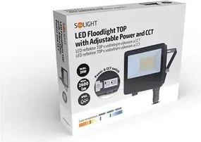 Solight WM-20W-T LED reflektor TOP 20W / 2600lm  / 3CCT / volitený výk
