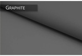 Dekodum Zatemňovací roleta v bílé kazetě, barva látky Graphite Šířka (cm): 58, Výška (cm): Standardní (do 150 cm), Strana mechanismu: Práva