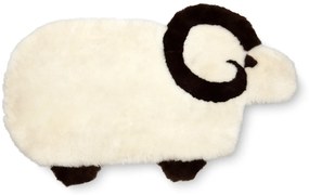 Wooline Předložka bílý beránek z ovčích kůží