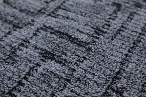 ITC, Metrážový koberec Dobro 97 tmavě šedý, na míru, šíře 4m, šedá, filc, chodba / předsíň