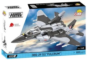 COBI 5834 Armed Forces MIG-29 FULCRUM, 1:48, 600 kostek