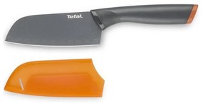 Tefal | Tefal - Nerezový nůž santoku FRESH KITCHEN 12 cm šedá/oranžová | GS0167
